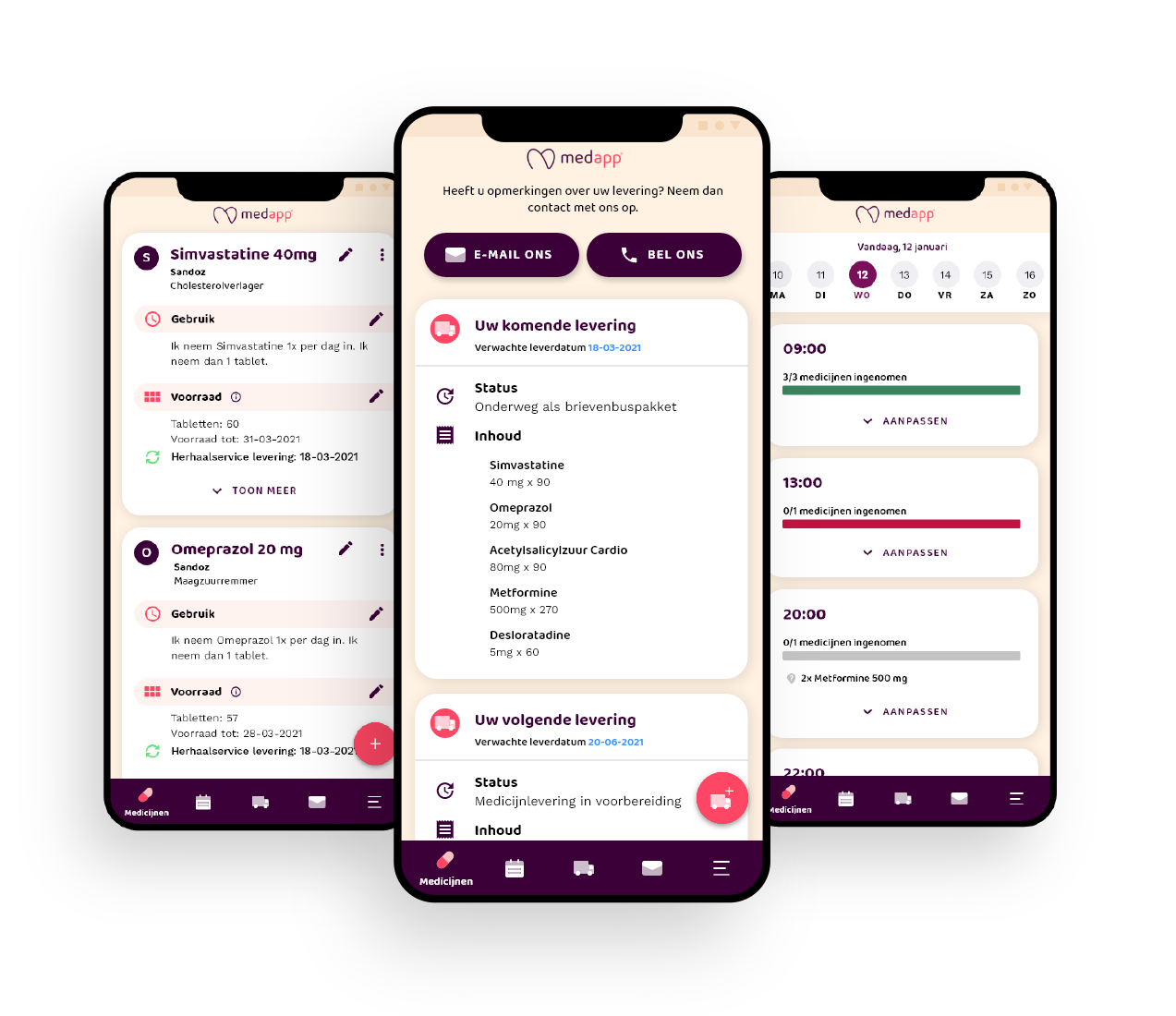 Je leven met medicijnen makkelijker maken, met onze gratis app | MedApp